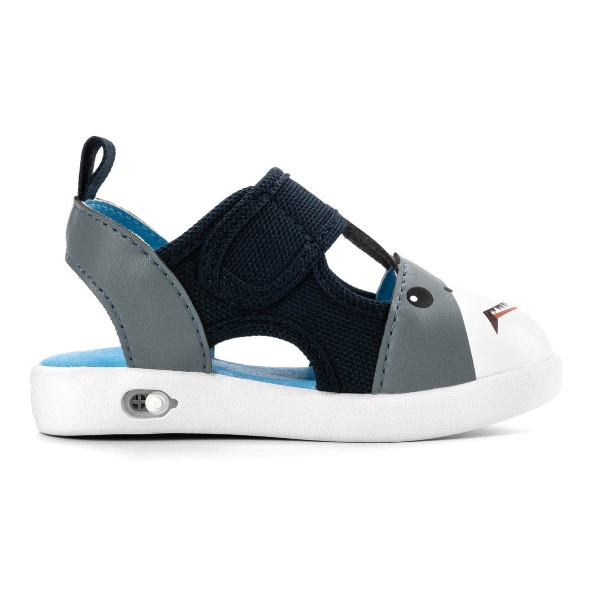 Squeaky Toddler Sandals | Shark Sandal -- ikiki Shoes – ikiki® Shoes