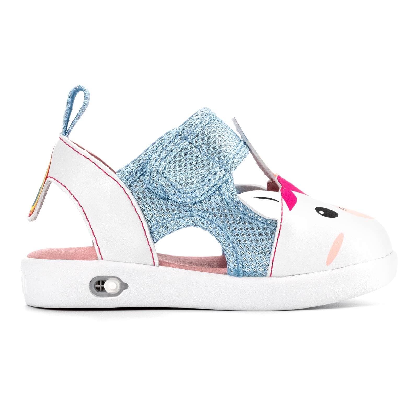 Squeaky Toddler Sandals | Sparkly Unicorn -- ikiki Shoes – ikiki® Shoes