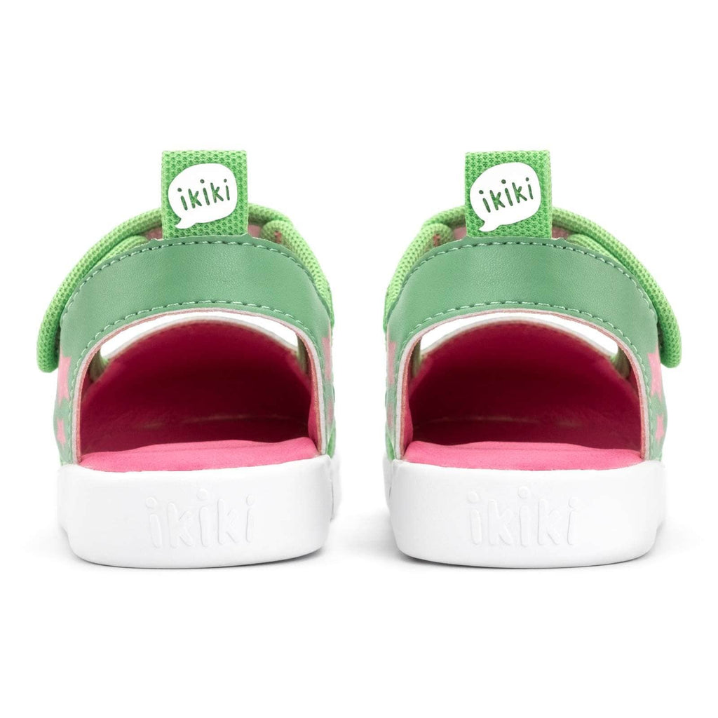 Squeaky Toddler Sandals | Green Mermaid Sandal -- ikiki – ikiki® Shoes