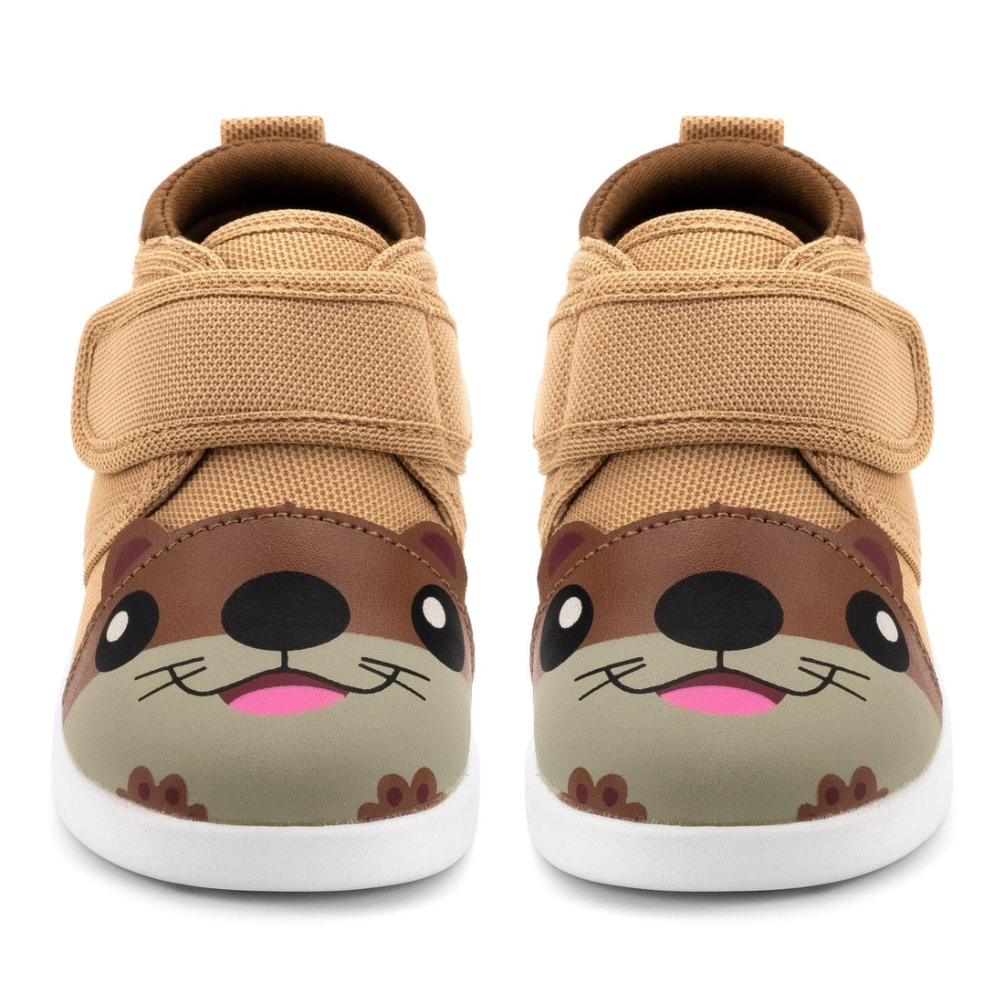 Squeaky Toddler Shoes | Brown Otter -- ikiki Shoes – ikiki® Shoes