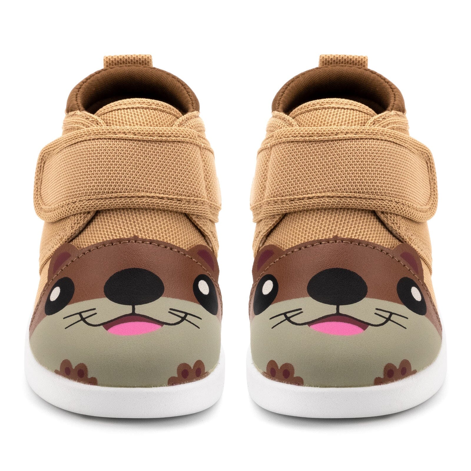 Squeaky Toddler Shoes | Brown Otter -- ikiki Shoes – ikiki® Shoes