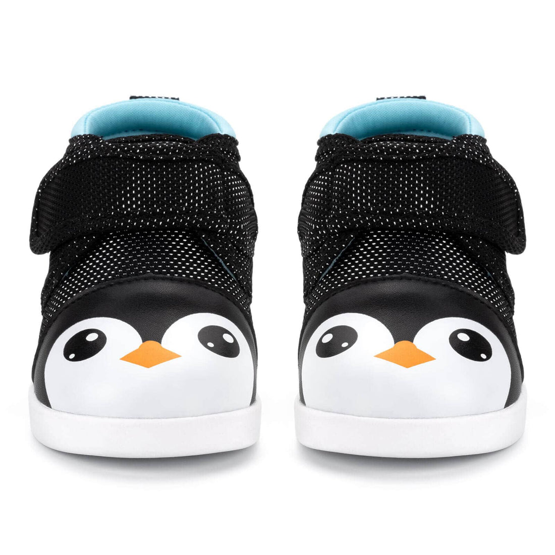Squeaky Toddler Shoes | Sparkly Black Penguin -- ikiki Shoes – ikiki® Shoes